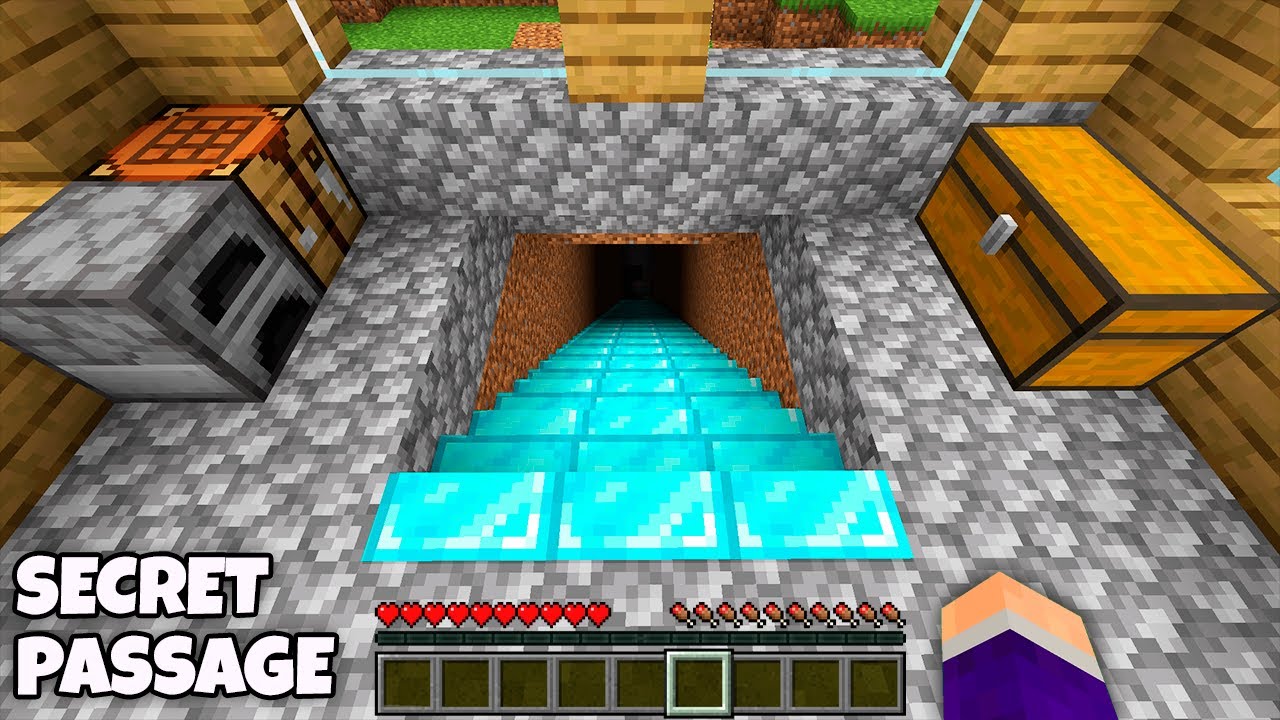 I found a SECRET PASSAGE in VILLAGE HOUSE in Minecraft ! Who LIVES in ...