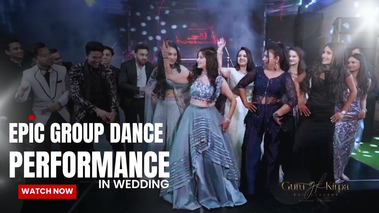 Epic Group Dance Performance in Wedding | Jhoom Barabar Jhoom | Sangeet Dance Performance - YouTube