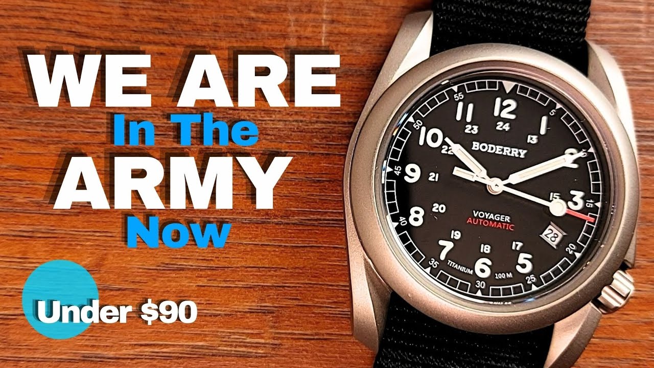 Boderry Voyager Titanium Watch Review - Boderry Military Style With ...