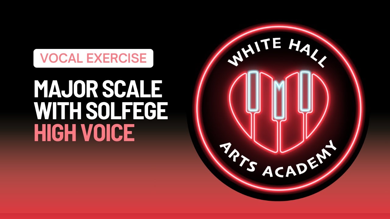 Major Scale Vocal Exercise - High Voice - YouTube