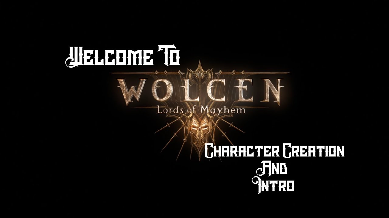 Wolcen - Character Creation and Intro - YouTube