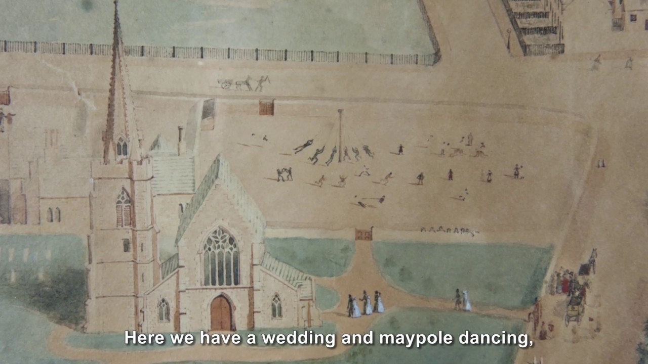 STEAM Museum From Home: Swindon painted by Edward Snell, 1849 - YouTube