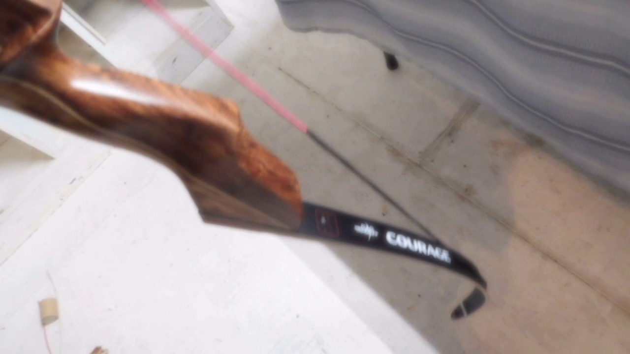 SAS Courage 60" Takedown Recurve Bow - pt1 assembly - YouTube
