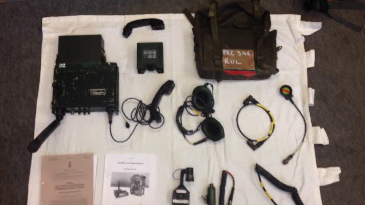 UK/PRC-346 Radio System Overview (For Sale) UK - YouTube