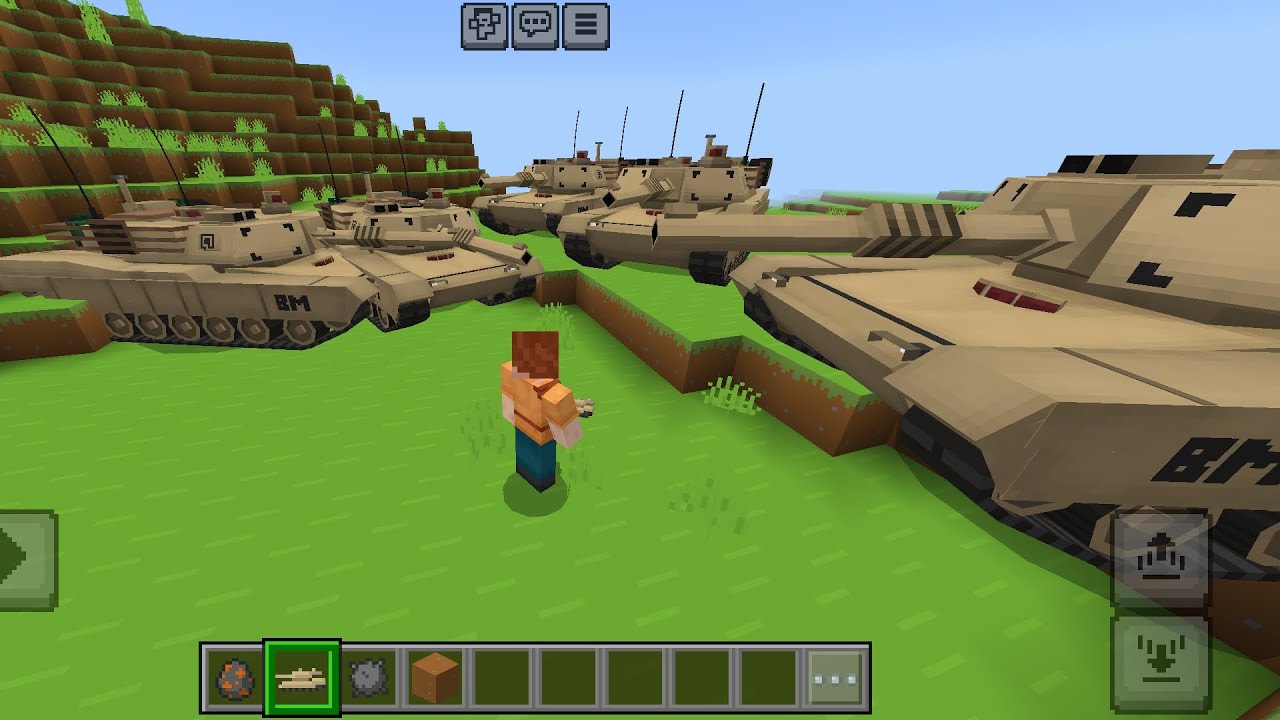 Minecraft in military tank mod new video full watch #minecraft # ...