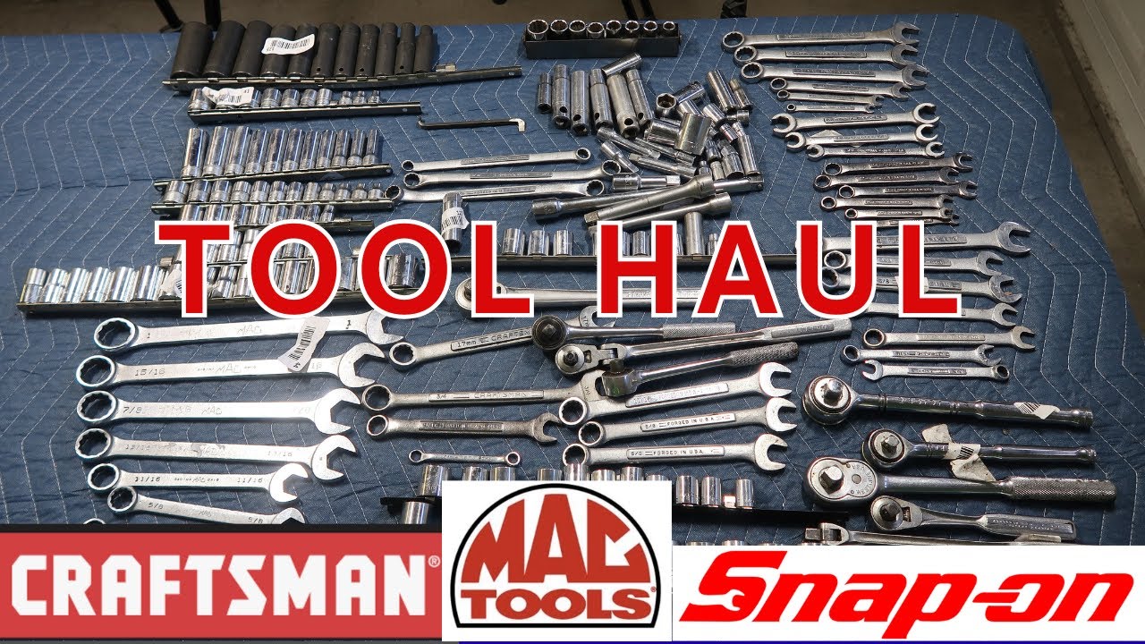 20 Auctions, One Tool Haul - Snap-On, Mac Tools, Craftsman & More! - YouTube