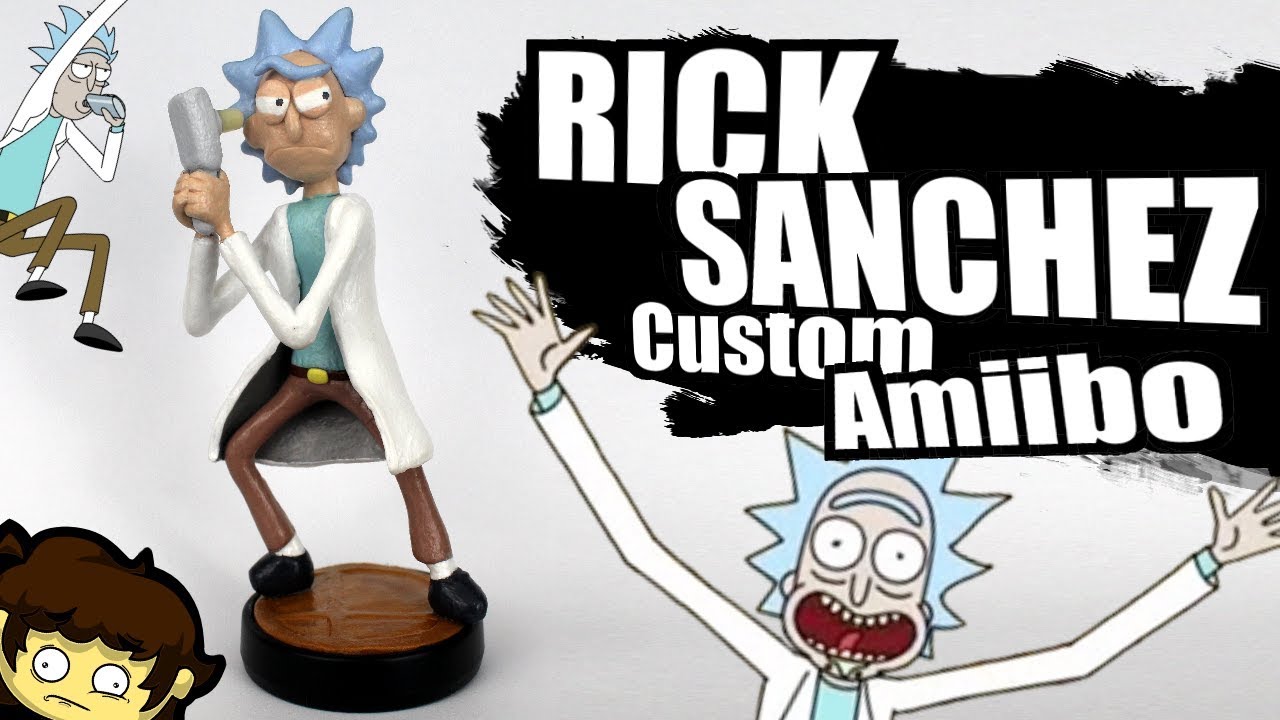 I make Rick Sanchez from Rick & Morty into an Amiibo! | Custom Amiibo ...
