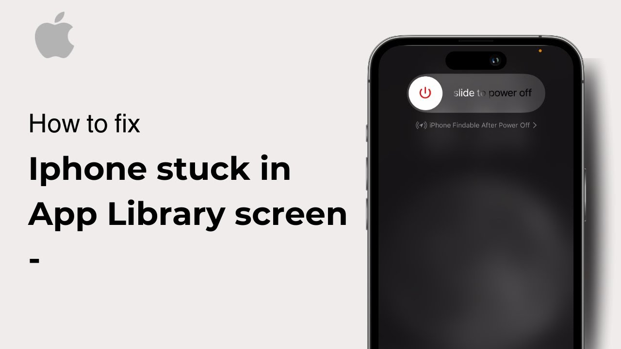 Iphone stuck in App Library screen - Fix ( iOS ) 2024 - YouTube