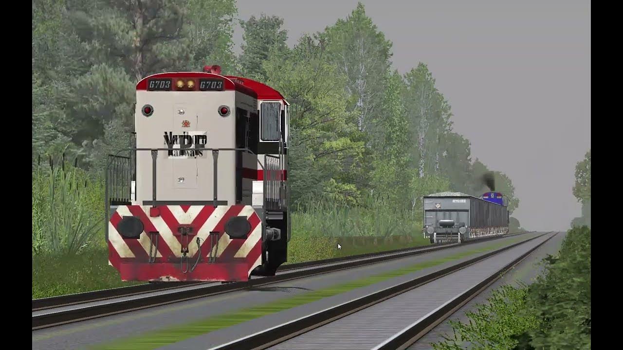 Open Rails | YPF - Haciendo Reconocimiento de Via - YouTube