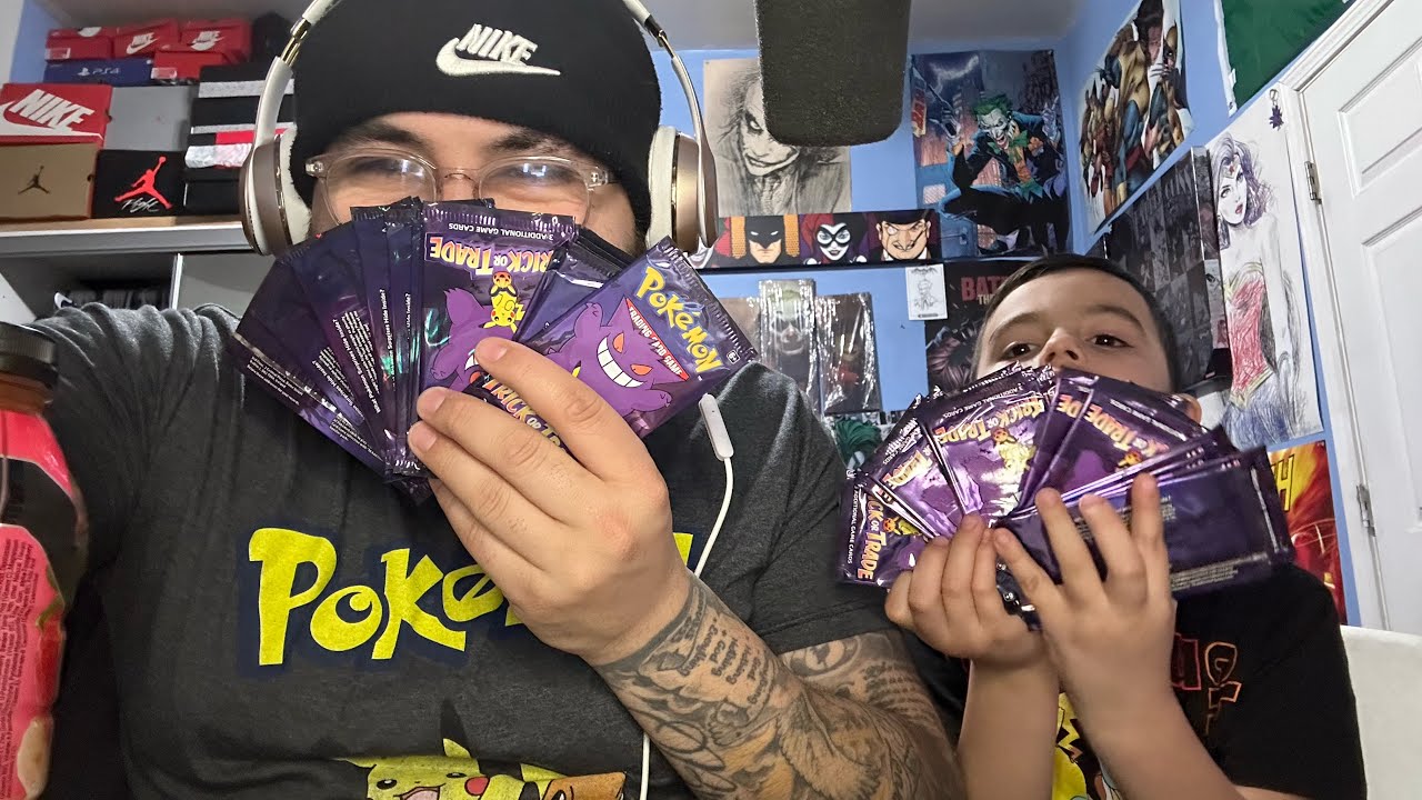 Adan wanted to open 40 packs of Pokémon cards with you 👀 #pokemon - YouTube