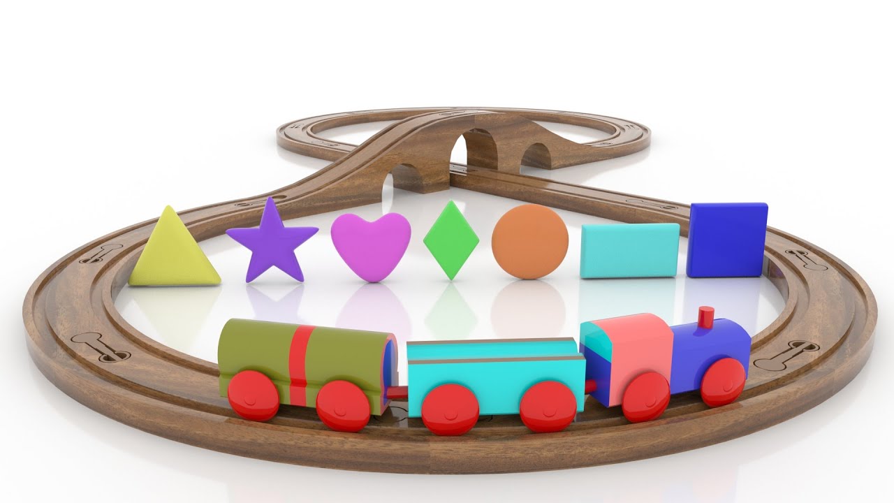 Learn Shapes with the Train - Fun Easy Learning Video for Kids - YouTube