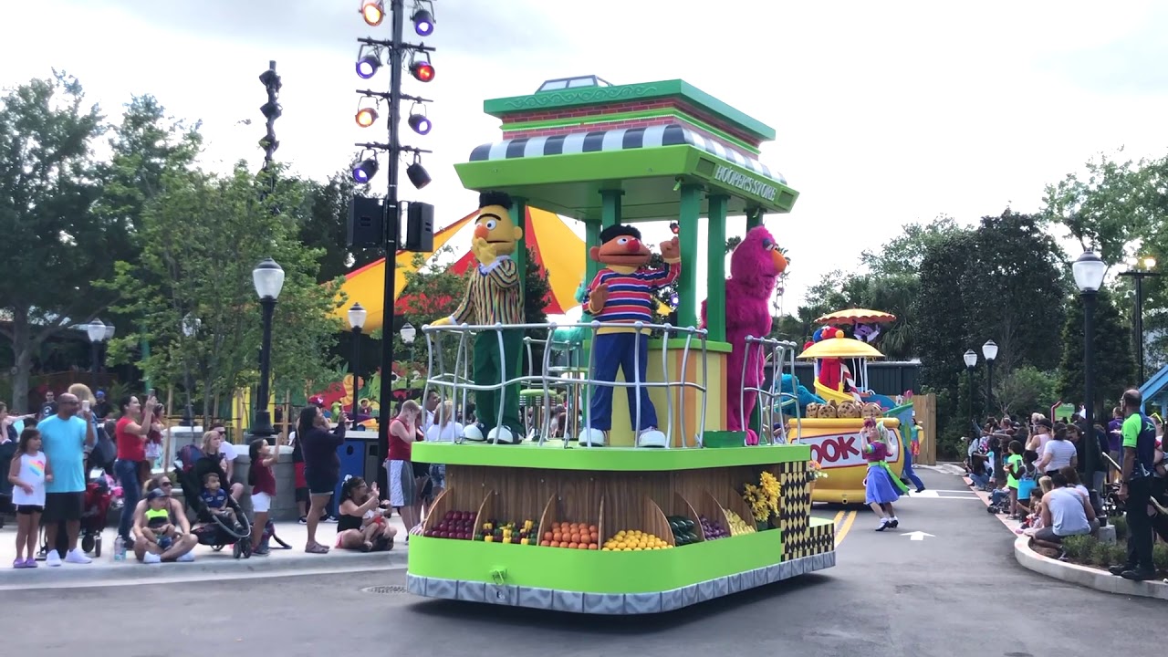 Sesame Street Parade at SeaWorld Orlando - YouTube