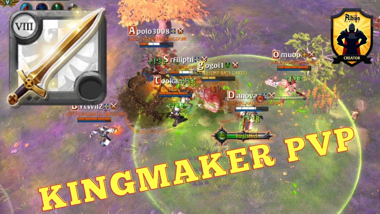 Albion online !! Kingmaker pvp - YouTube