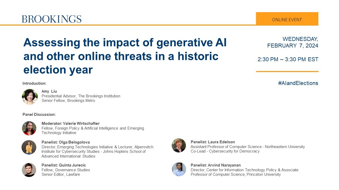 Assessing the impact of generative AI and other online threats in a ...