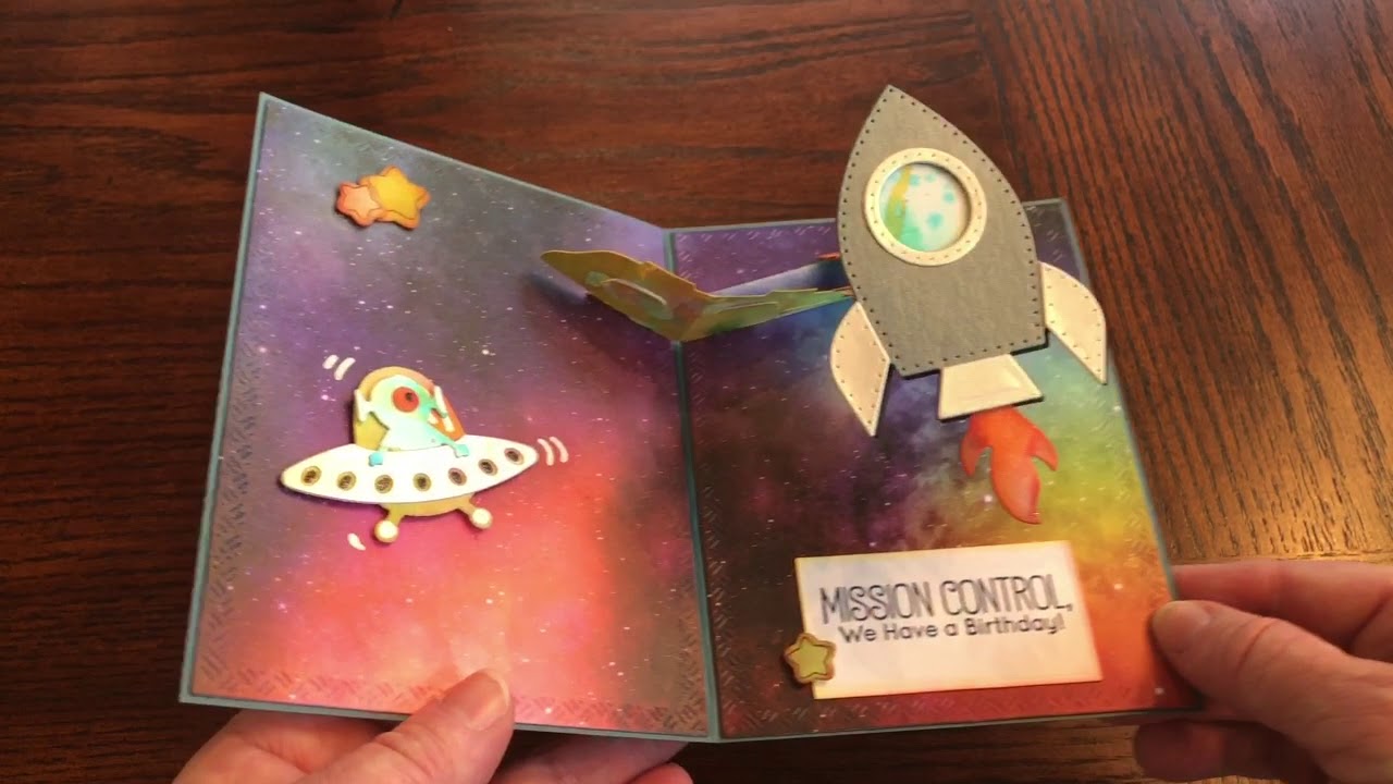 Rocket Pop-Up Card - New Release - YouTube
