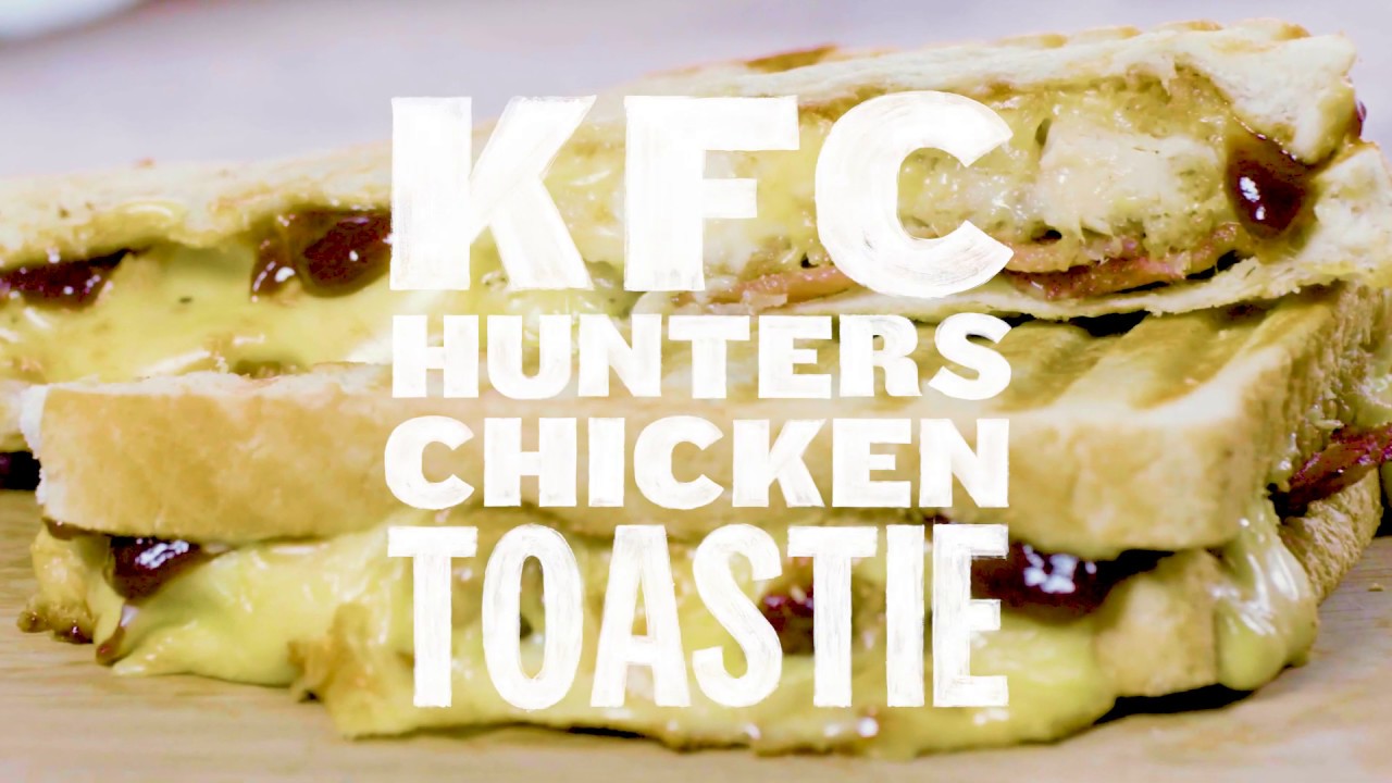 Hunters Chicken Toastie - KFC Menu Hack - YouTube