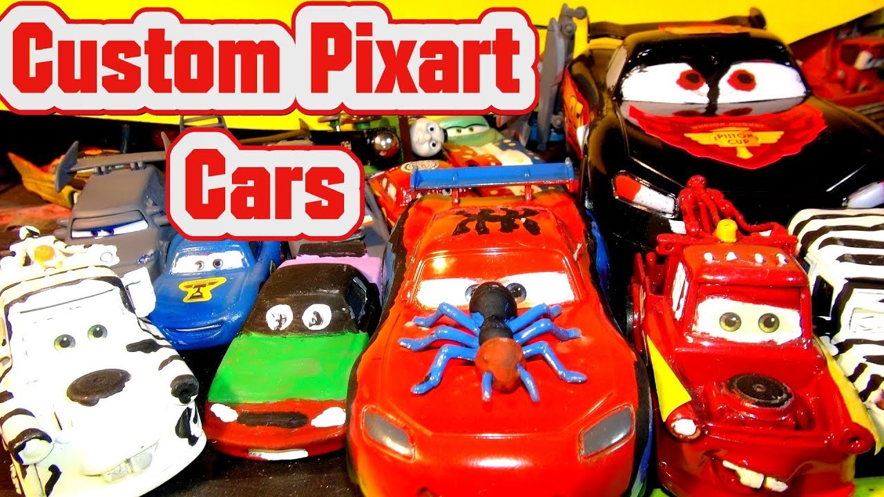 Pixar Cars Custom Creations with Poster Art Lightning McQueen from ...