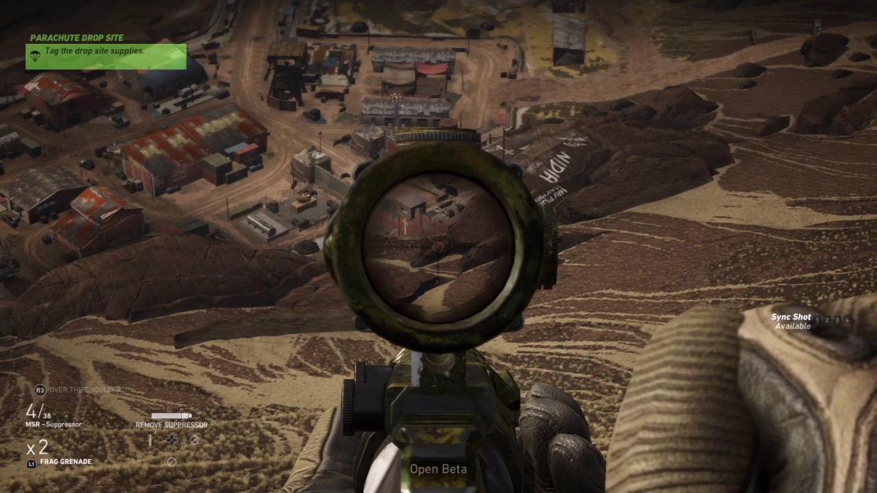 Ghost Recon Wildlands | 559m Sniper kill with MSR, 4x ACOG Scope (FUNNY ...