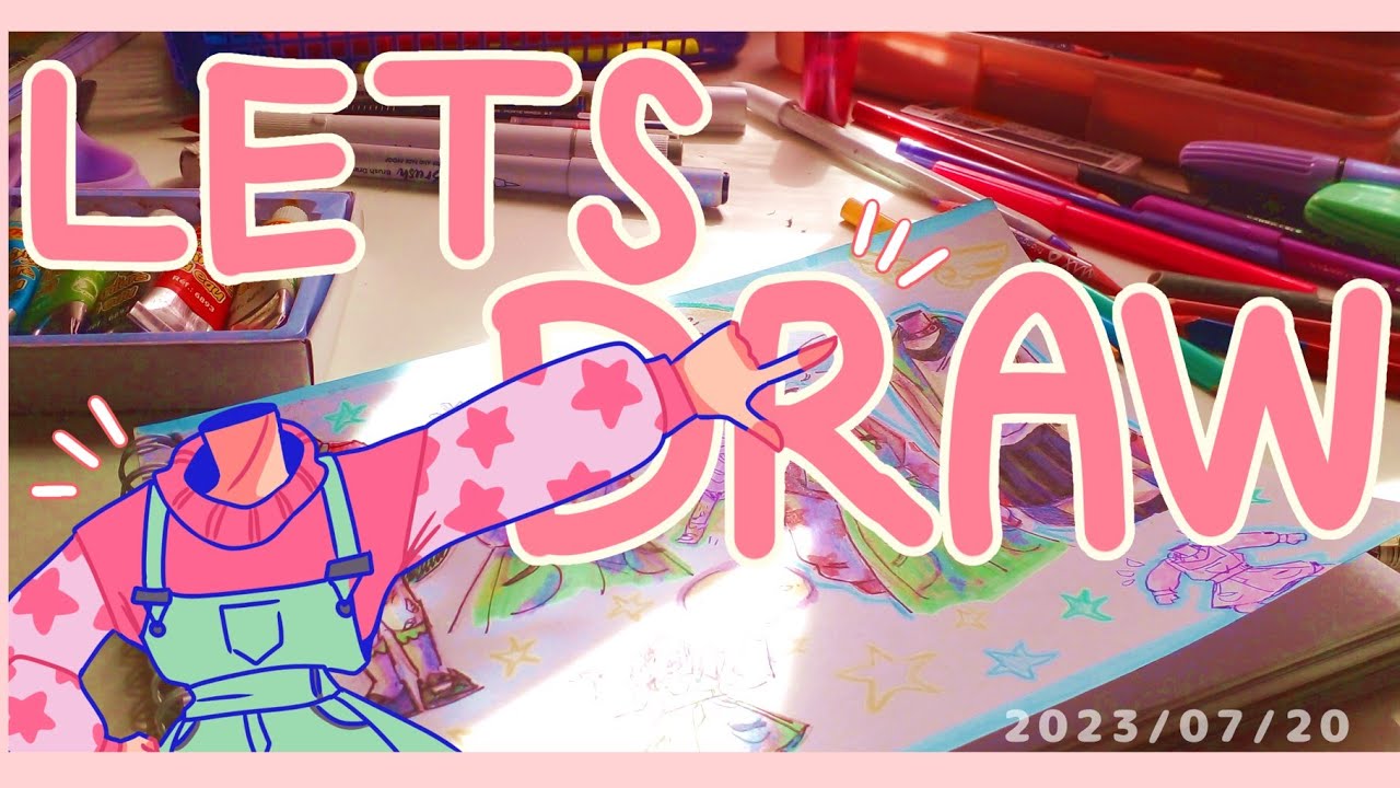 Let's draw together! *very chaotic* - YouTube
