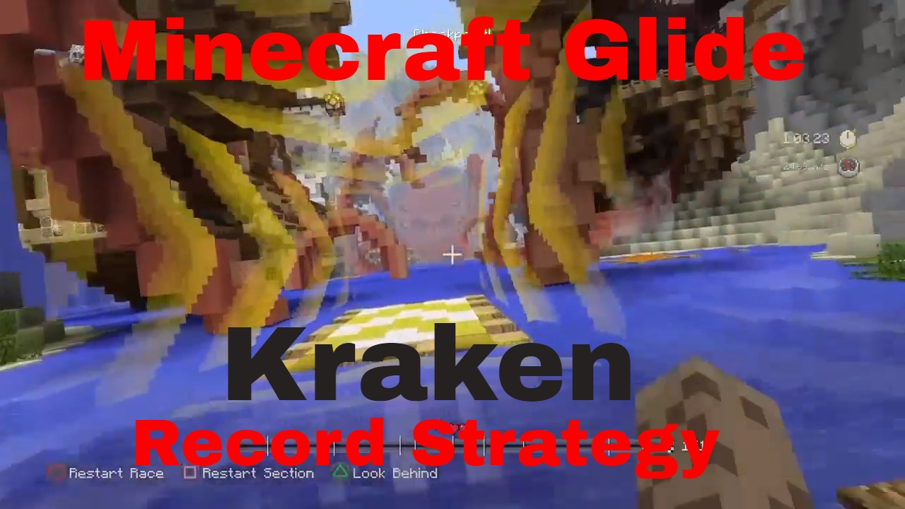 Minecraft Glide Minigame Kraken Map World Record Route Tutorial (1:29 ...