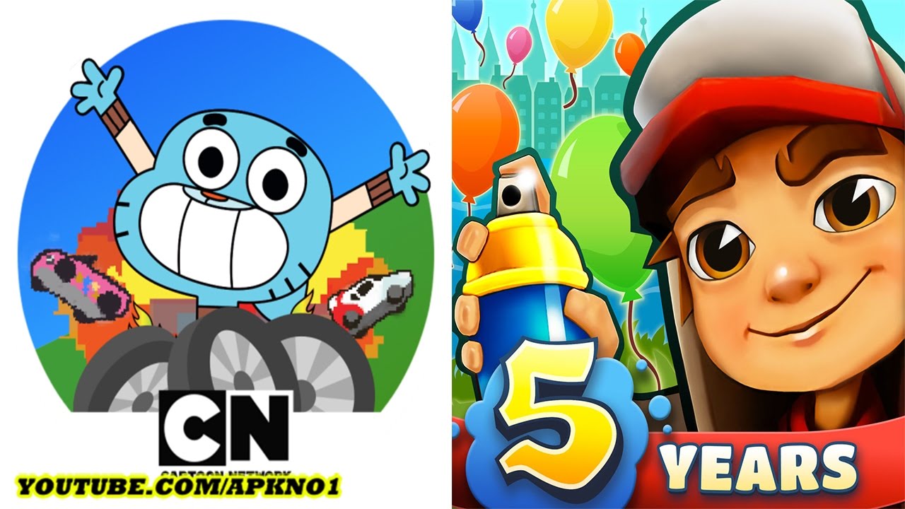 Gumball Racing VS Subway Surfers - YouTube