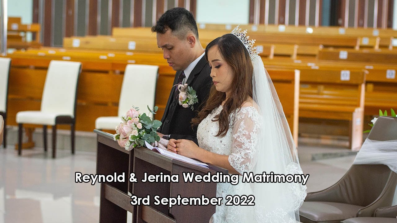 Reynold & Jerina Church Wedding - YouTube
