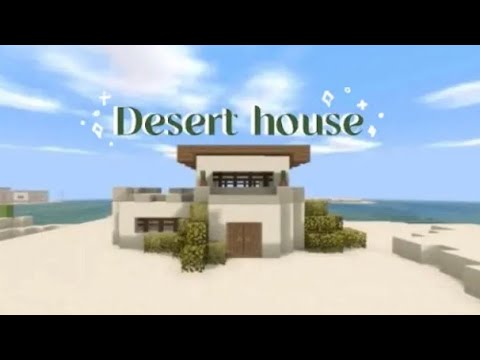 Minecraft Desert House Tutorial - YouTube