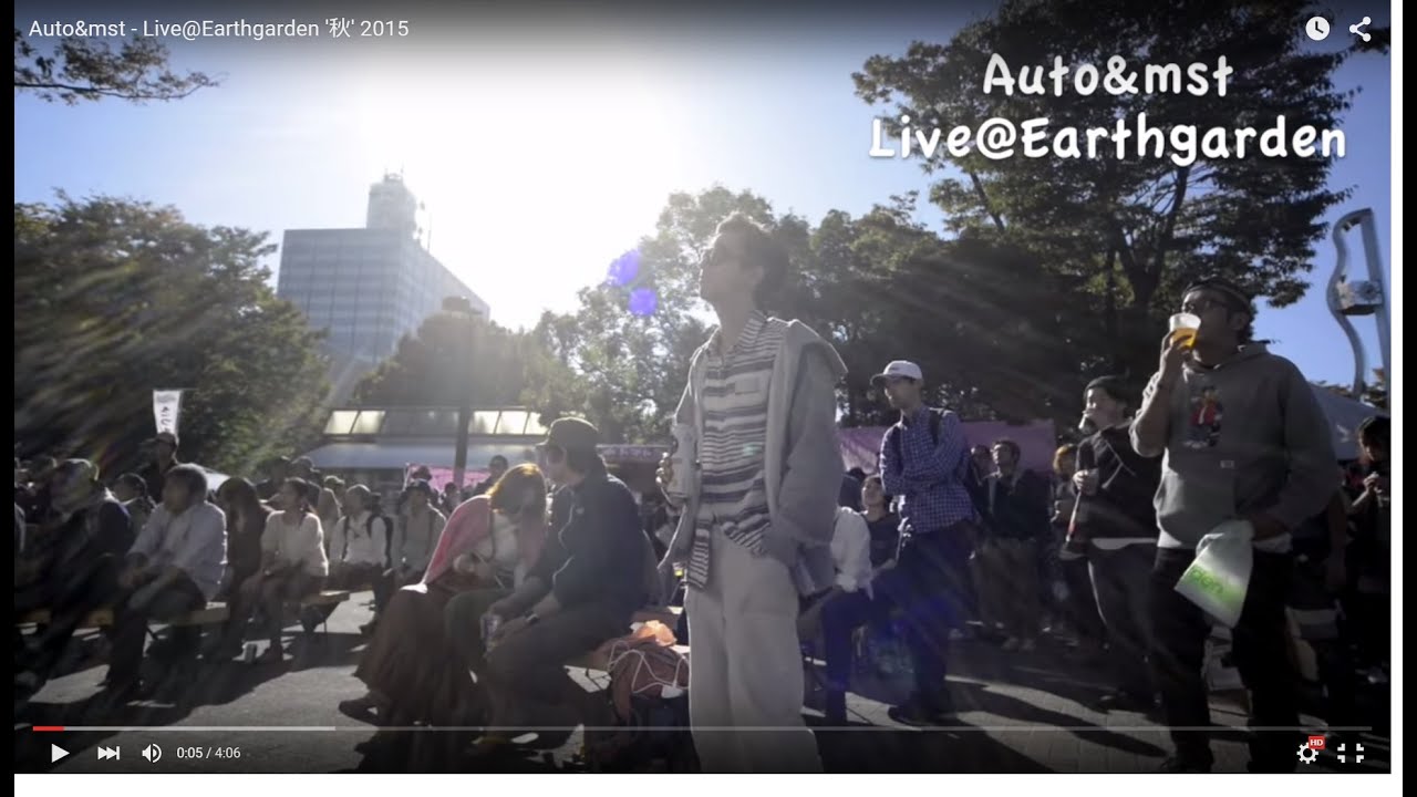 Auto&mst - Live@ アースガーデン 代々木公園 - YouTube