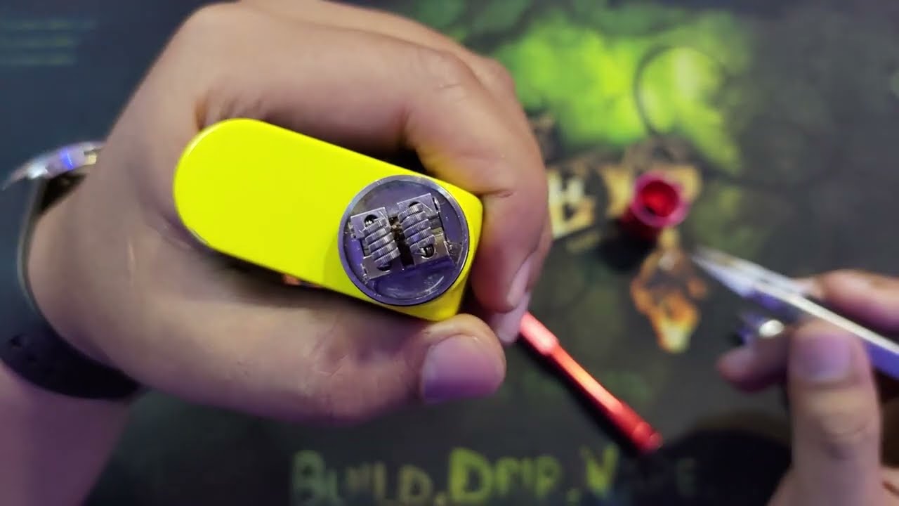 How To Change COILS on RDA For Beginners - YouTube