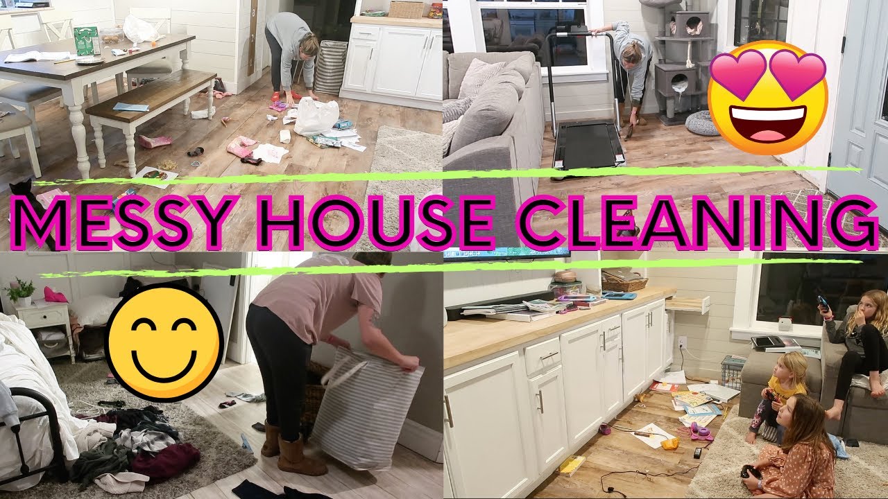 EXTREME MESSY HOUSE CLEAN/DECLUTTER 2024 || GETTING RID OF EVERYTHING! PART 2 CLEAN MAMA - YouTube
