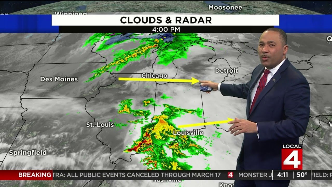 Metro Detroit weather forecast at 4 p.m. on March 12, 2020 - YouTube