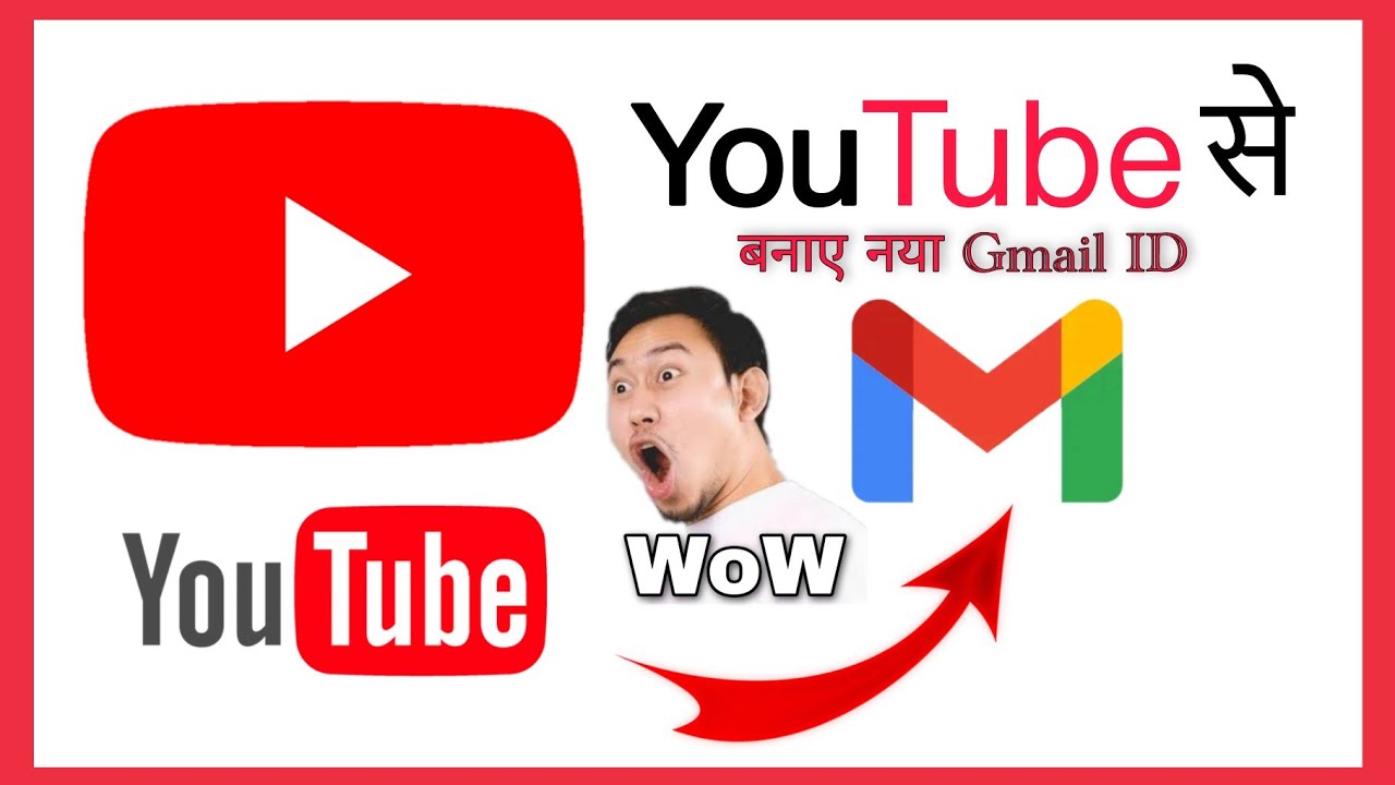 How To Make Gmail Account With Youtube | Youtube से अपना Gmail ID कैसे ...