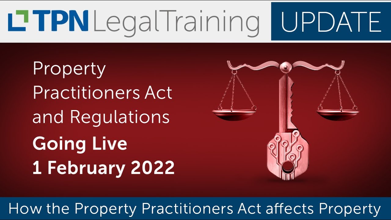 How does the Property Practitioners Act affect Property Professionals - YouTube