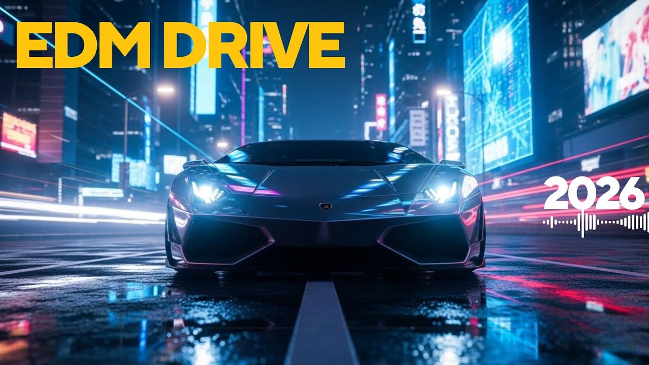 EDM Car Music 128 BPM | Uplifting Progressive House | Night Drive Vibes ...