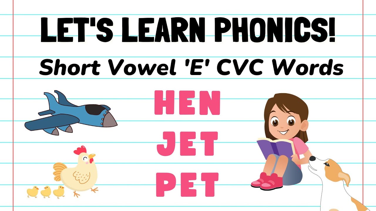 Fun and Interactive Ways to Practice Short Vowel 'E' CVC Words - YouTube