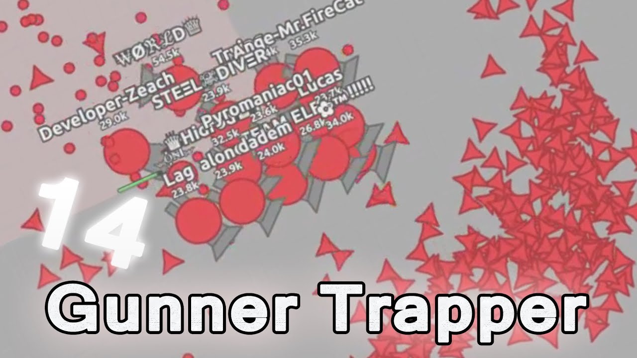 Diep.io | TAKEOVER [GUNNER TRAPPER] 4TDM - YouTube
