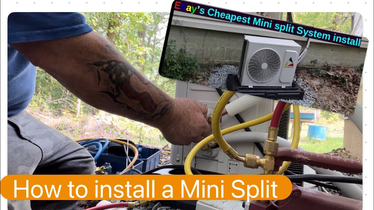 Mini Split How To Install In A Metal Building Confort Total YouTube