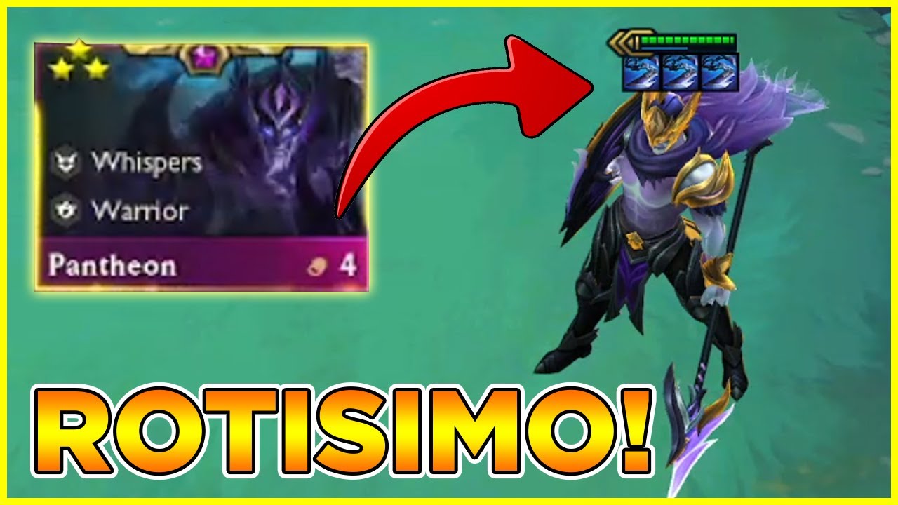 😱 PANTHEON es el CAMPEON MAS ROTO de TFT SET 7.5 - YouTube