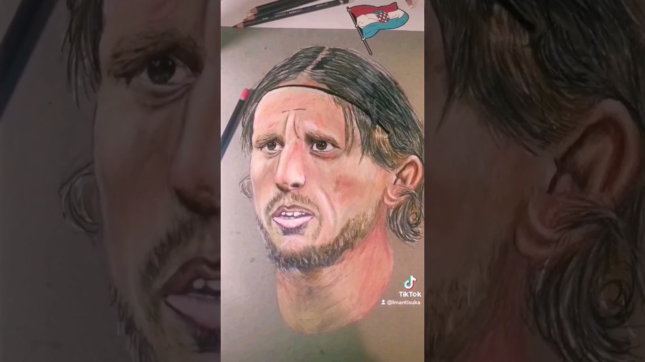drawing luka modric #luka #modric #drawing - YouTube