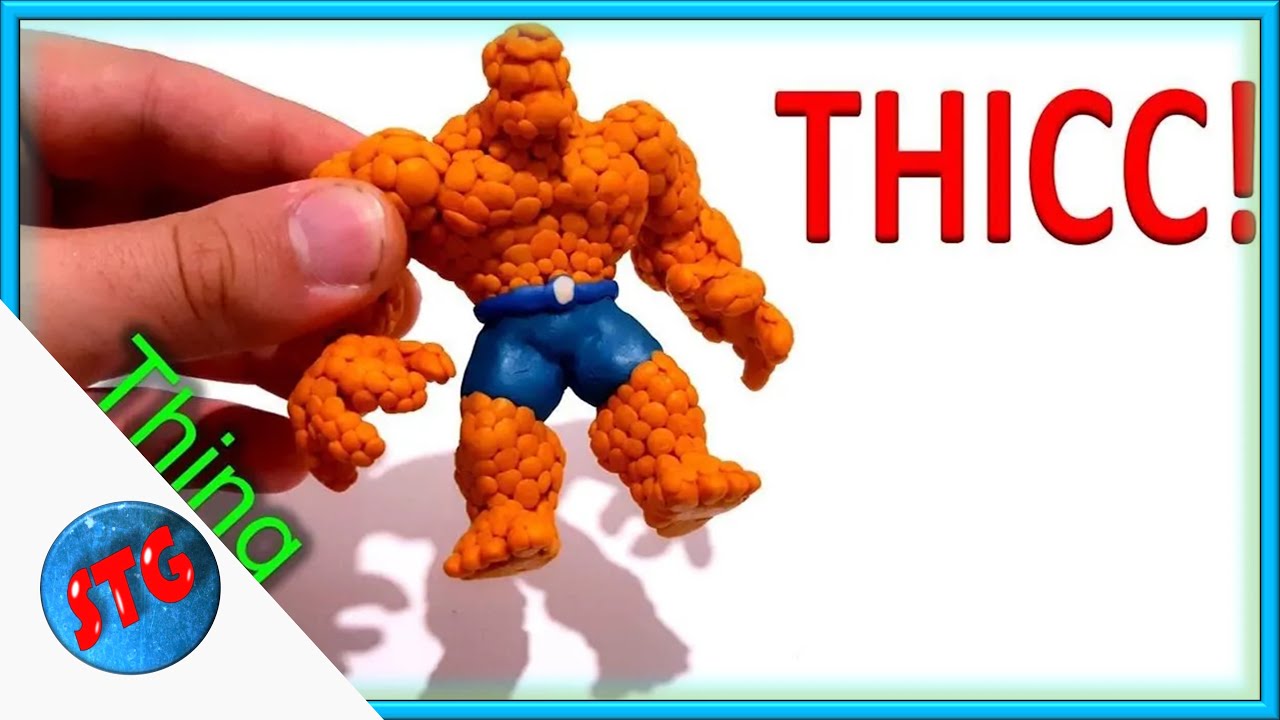 Sculpting Thing from Fantastic Four/Clay model - YouTube