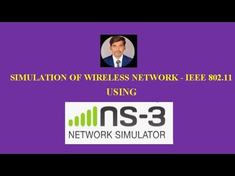 simulation of wifi network - IEEE 802.11 using NS3 - YouTube