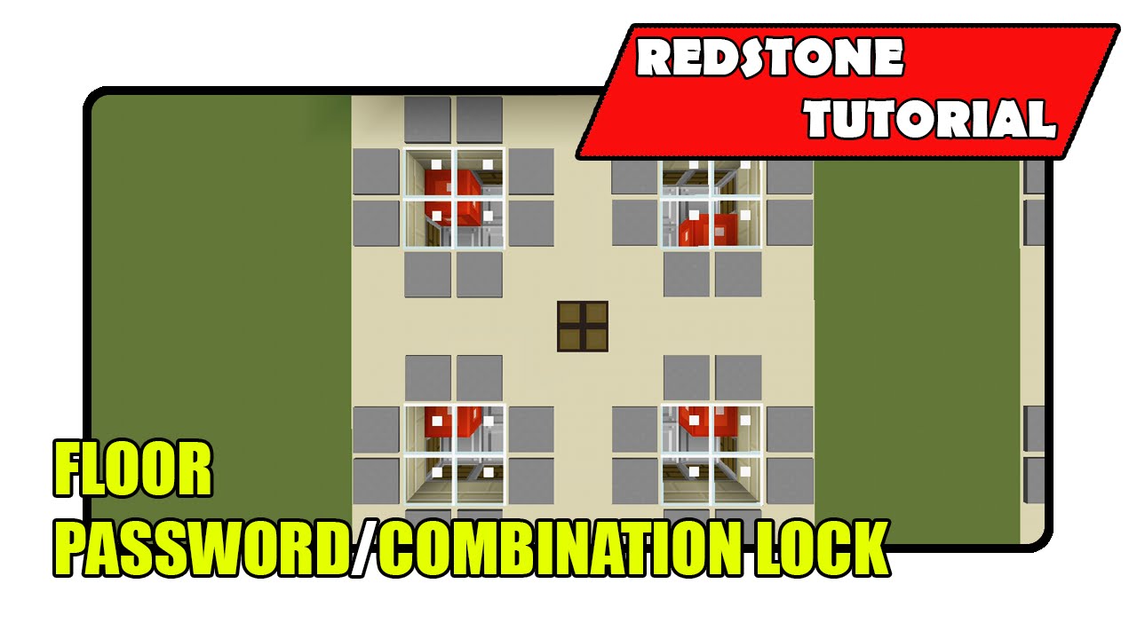 Floor Password/Combination Lock (Minecraft Xbox TU22/PlayStation CU8) - YouTube