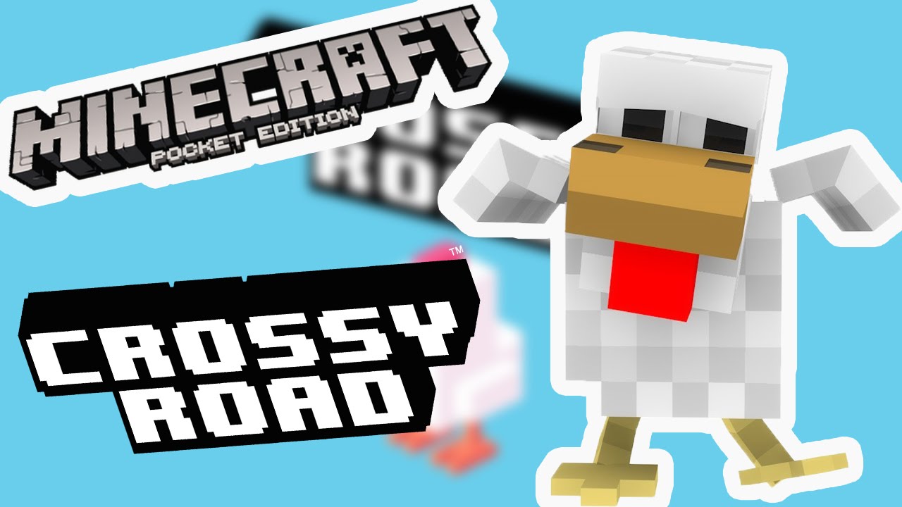 Minecraft pe Crossy Road Mod or app | MCPE crossy road mod - YouTube