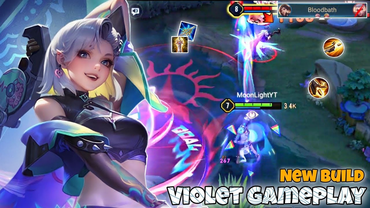 Violet Dragon Lane Pro Gameplay | New Build | Arena of Valor Liên Quân mobile CoT - YouTube