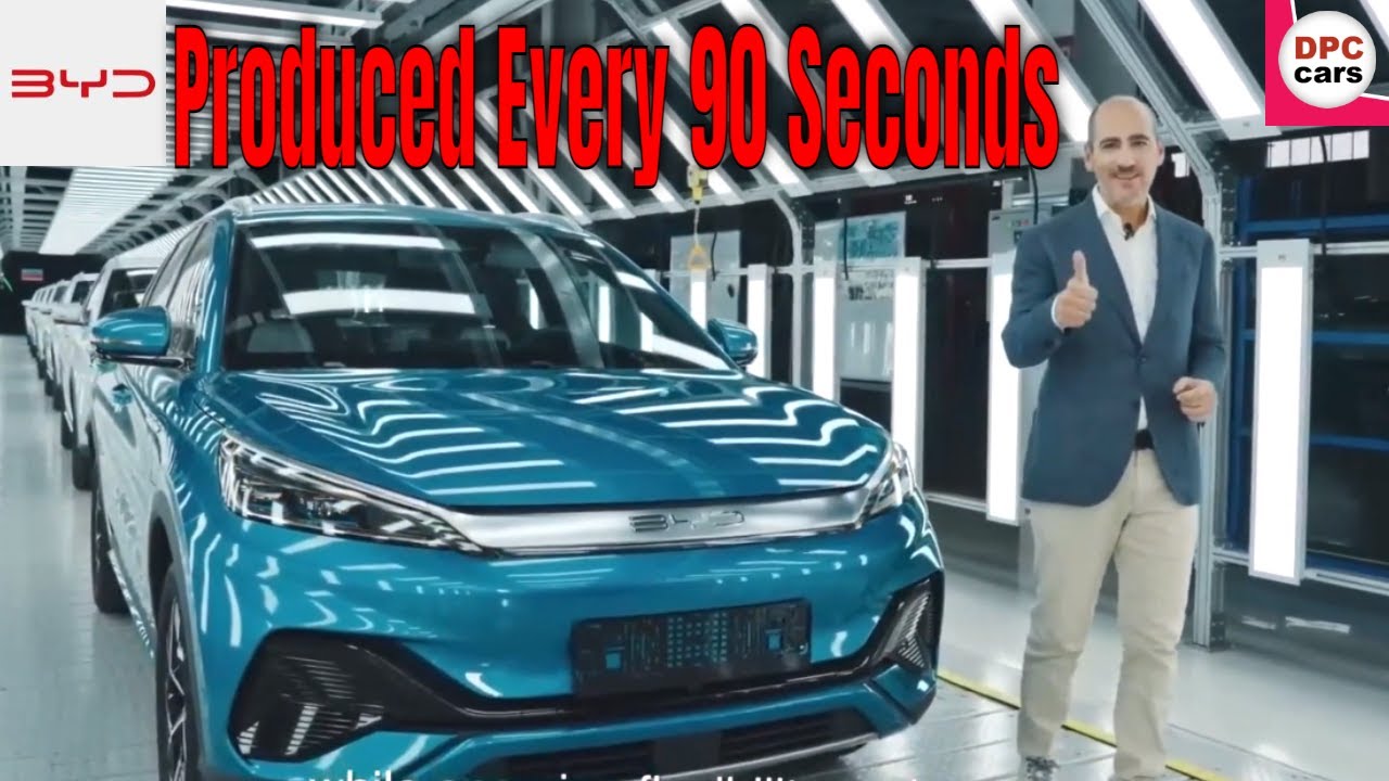 BYD EV Cars Produced Every 90 Seconds - YouTube