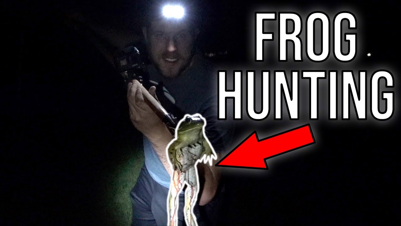 HUNTING FROGS with a GIG and FISHING POLE - YouTube