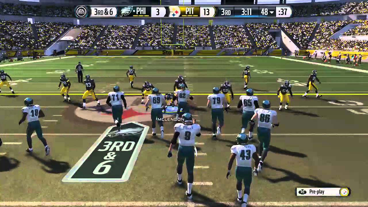 Madden NFL 15 Eagles @ Steelers - YouTube