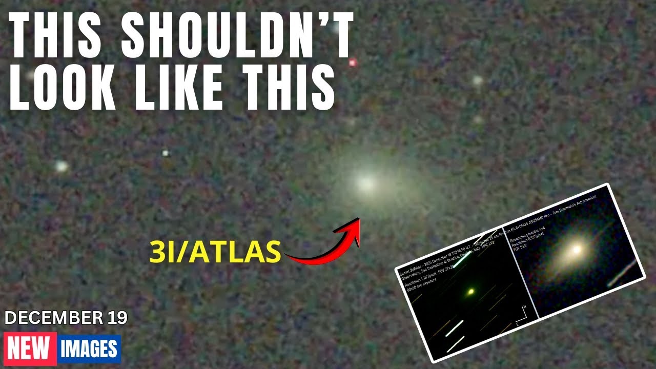 3I/ATLAS Update: New Images Confirm the Same Directional Structure ...