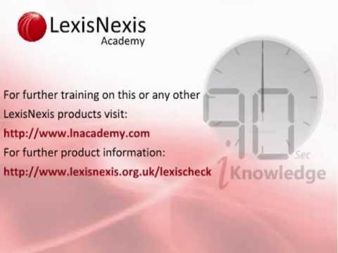 LexisCheck Web - Lexis Traffic Light Signals - YouTube