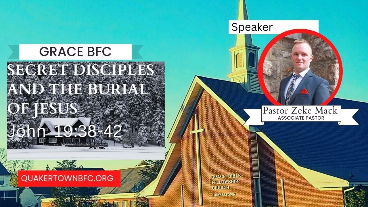 "Secret disciples and the burial of Jesus" - 2/26/23 - YouTube